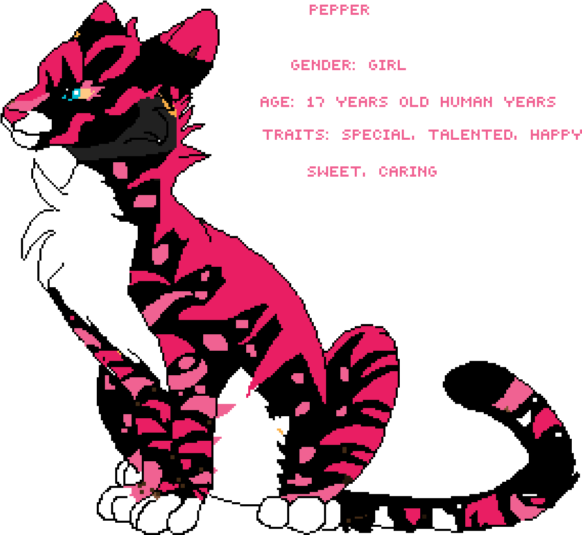 Pepper Oc Reference Sheet - Illustration Clipart - Full Size Clipart ...