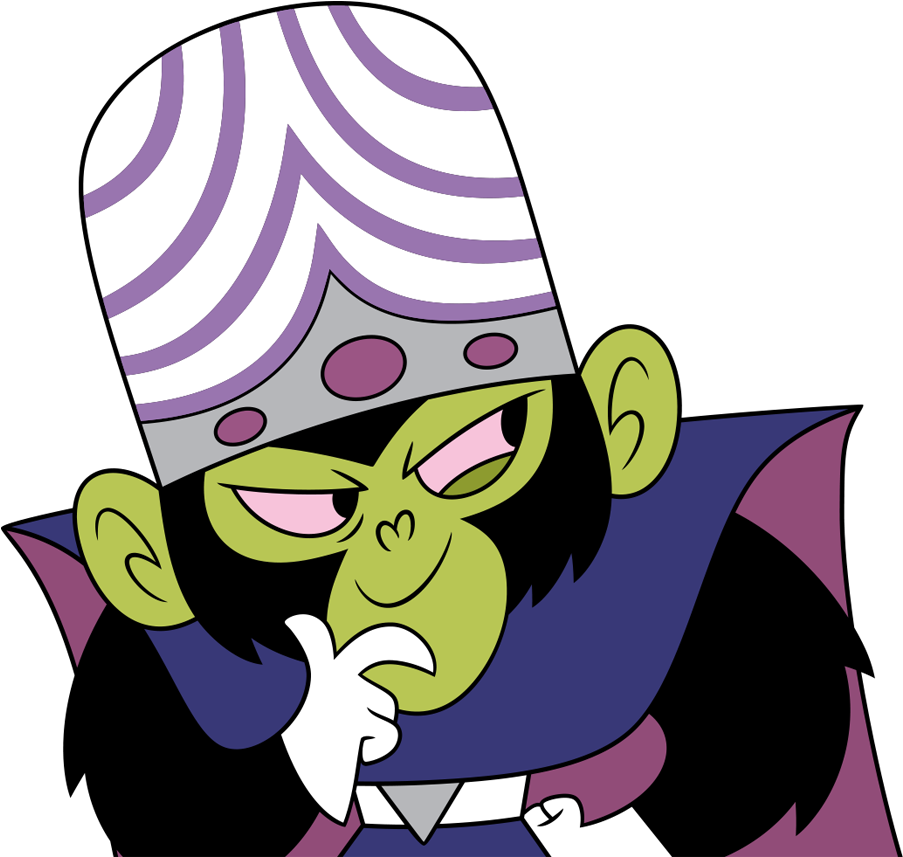 Powerpuff Girls Clipart Pwer - Mojo Jojo Cartoon - Png Download - Full ...