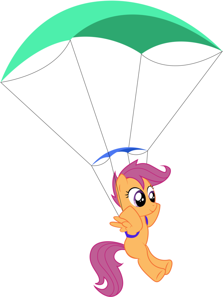 Parachute Clipart Airborne - My Little Pony Parachute - Png Download ...