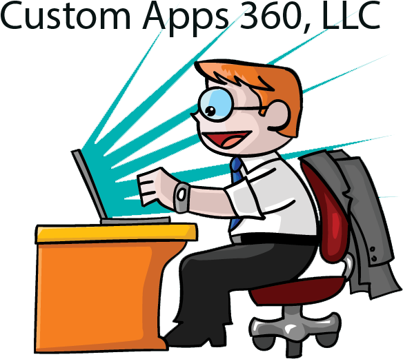 Custom Apps 360, Llc - Cartoon Clipart - Full Size Clipart (#3229536 ...