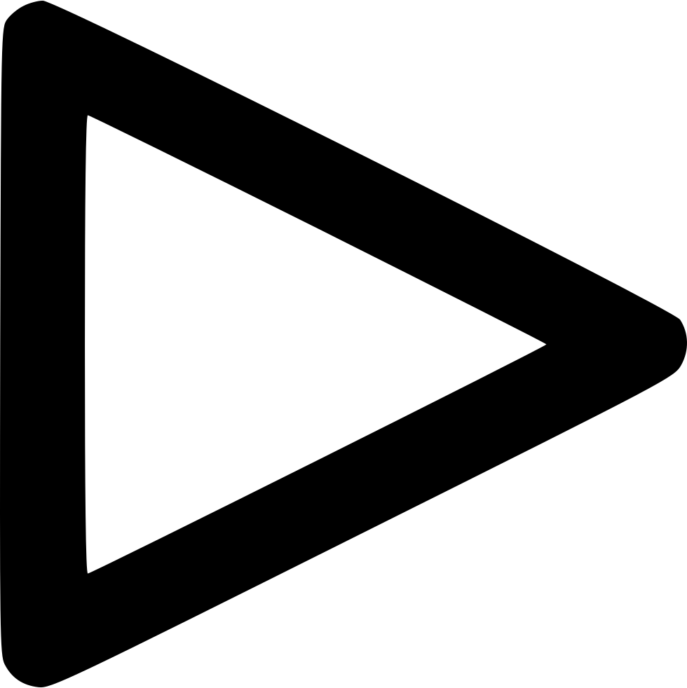 Play Audio Video App Ui Control Comments - Black Play Button Png Small ...