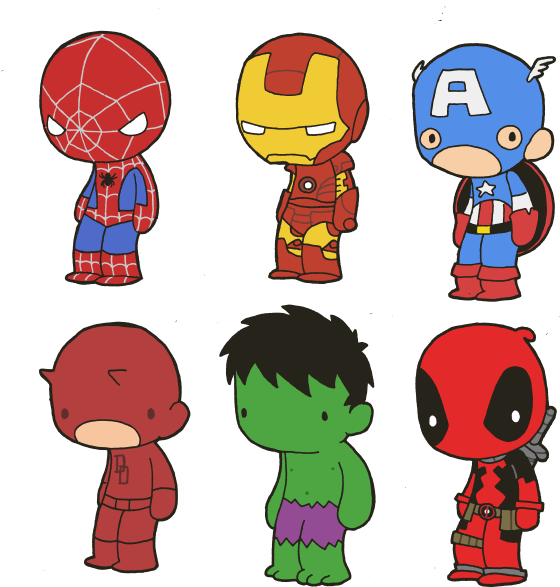 Lil' Marvels By Mikey Turvey - Kingpin Clipart - Full Size Clipart ...