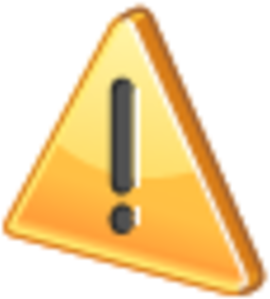 Download Warning Clipart Pixel - Icon Danger 3d Png Transparent Png ...