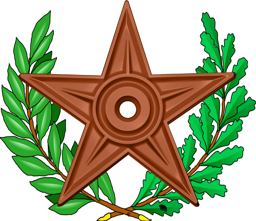 Barnstar And Wreath - Stemma Ferrara Png Clipart - Full Size Clipart ...