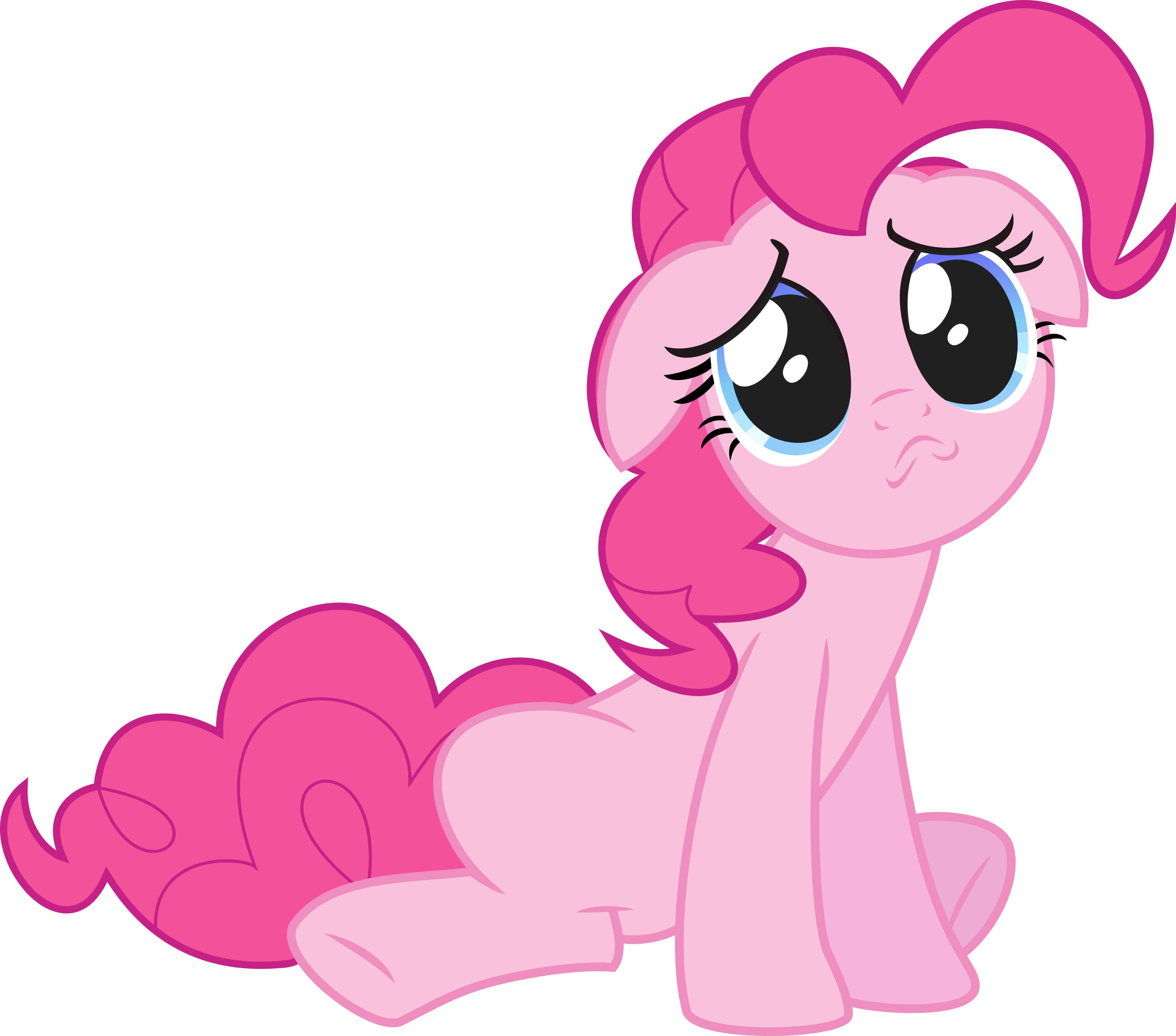 Sad Pinkie Pie - Mlp Fim Pinkie Pie Sad Clipart - Full Size Clipart ...