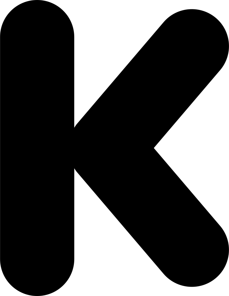 Navigate To Start Sign Svg Png Icon - Letter K Icon Png Clipart - Full ...