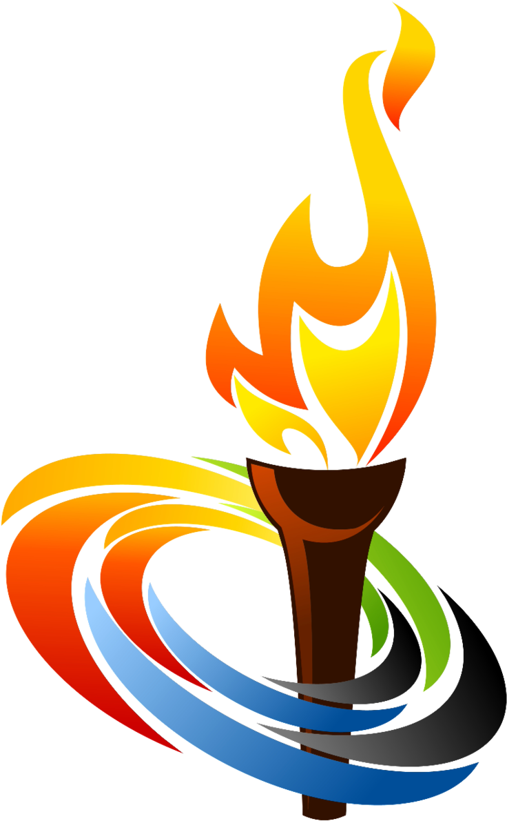 Download Pics For Torch Flame Png Clip - Olympic Torch Logo Png ...