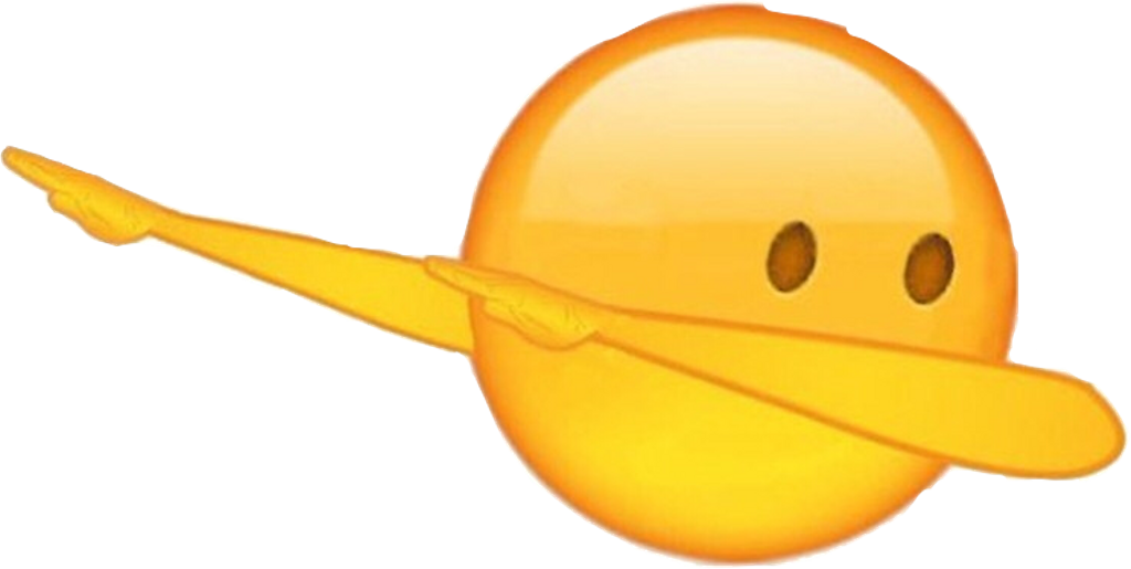 Dabbing Emoji Transparent - Dabbing Emoji Clipart - Full Size Clipart ...