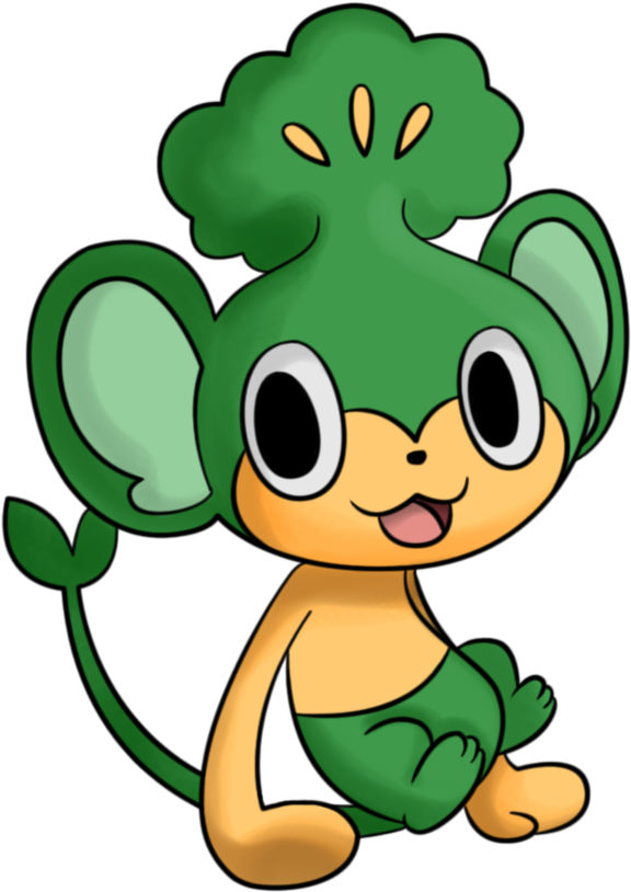 Pansage - Pokemon Pansage Clipart - Full Size Clipart (#3257584 ...
