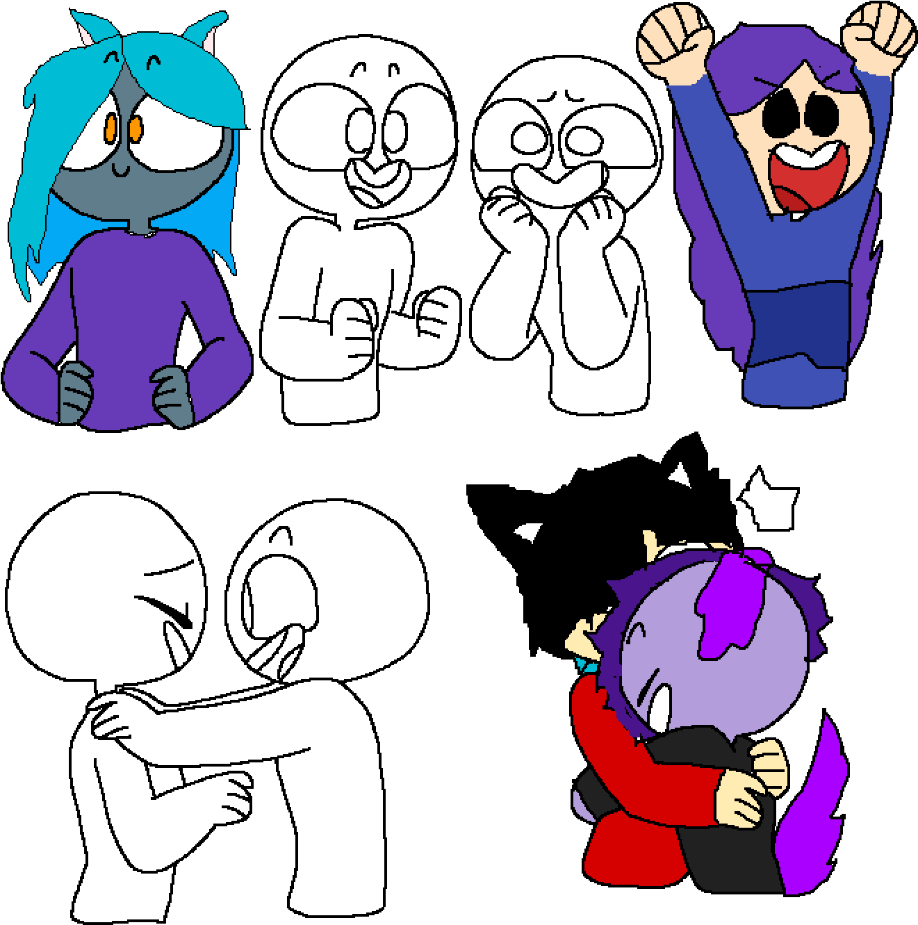 Another Collab - - Cartoon Clipart - Full Size Clipart (#3258143 ...