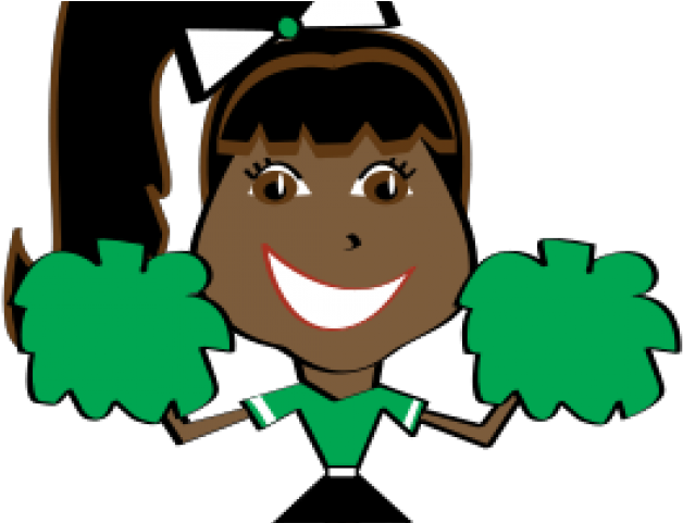 Green Clipart Cheerleading - Clip Art - Png Download - Full Size ...