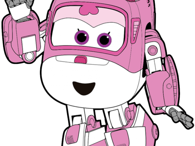 Wings Clipart Clip Art - Super Wings Dizzy Para Colorear - Png Download ...