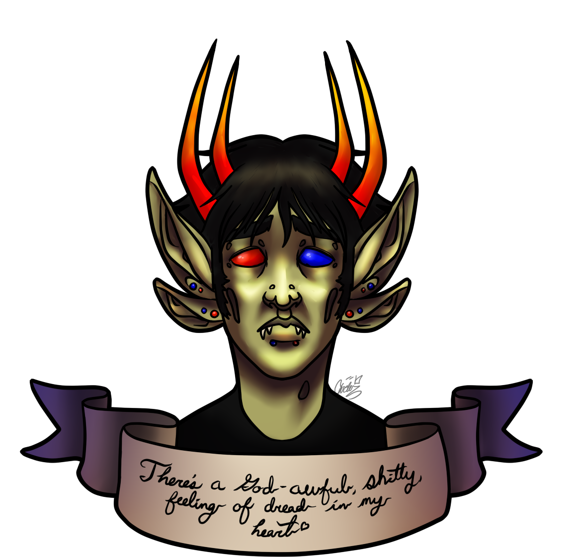 Dread In My Heart - Cartoon Clipart - Full Size Clipart (#3271251 ...