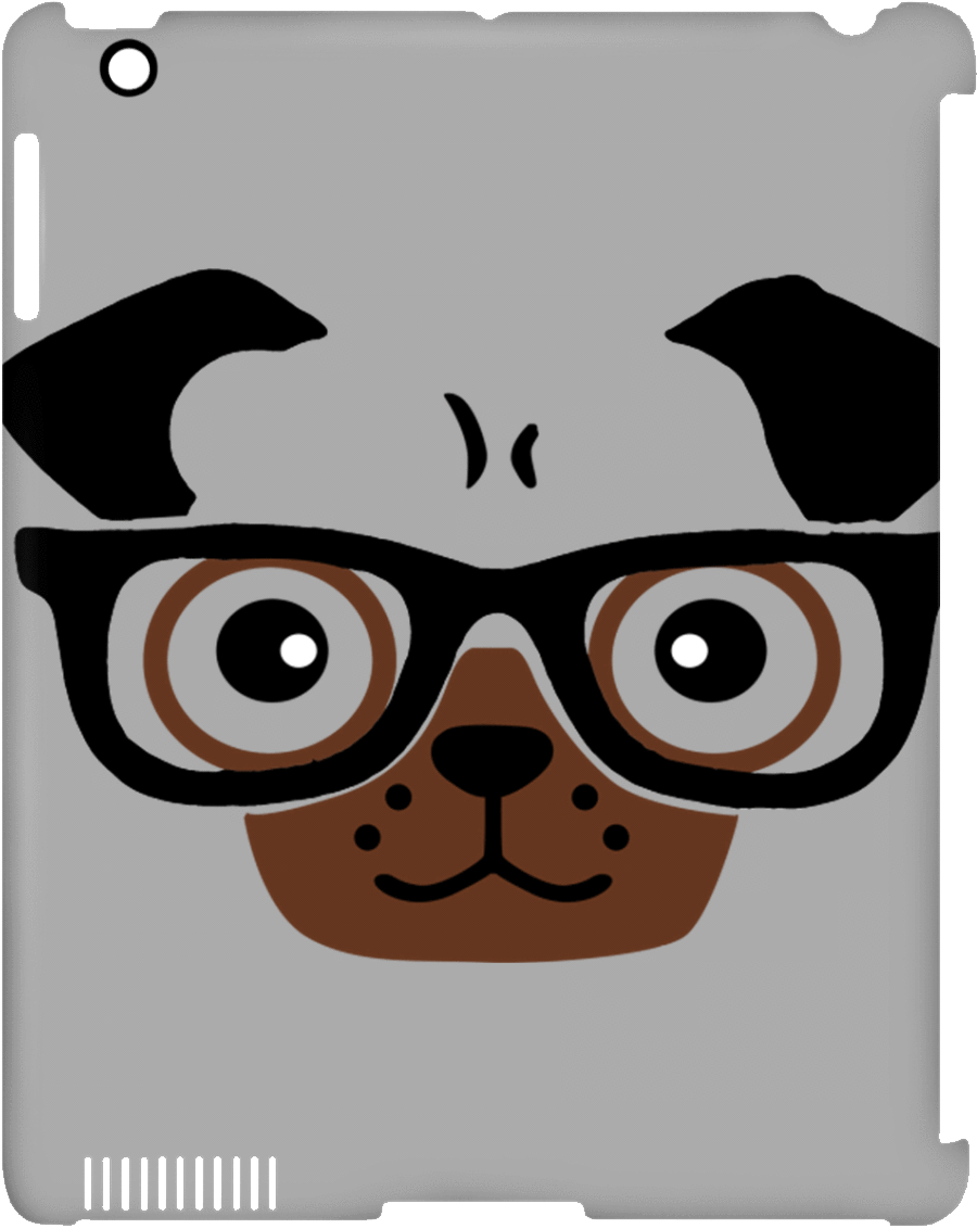 Ipad Clip Case - Pug - Png Download - Full Size Clipart (#3278580 ...