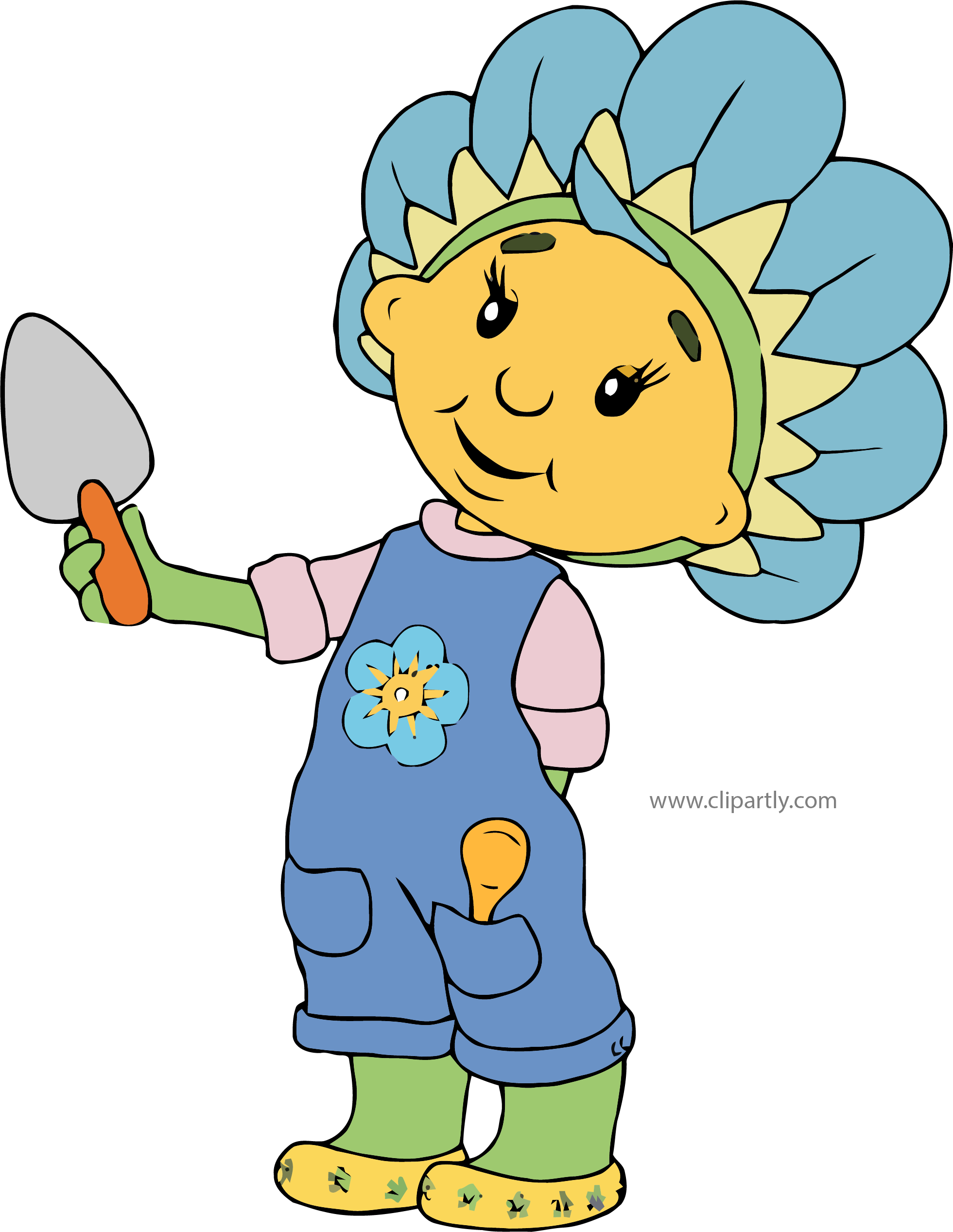 Fifi Shovel The Flowertots Clipart - Fifi And The Flowertots Fifi - Png ...