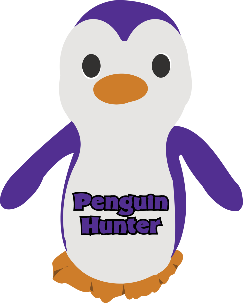 Penguin Hunter Stickers Clipart - Full Size Clipart (#3292875) - PinClipart