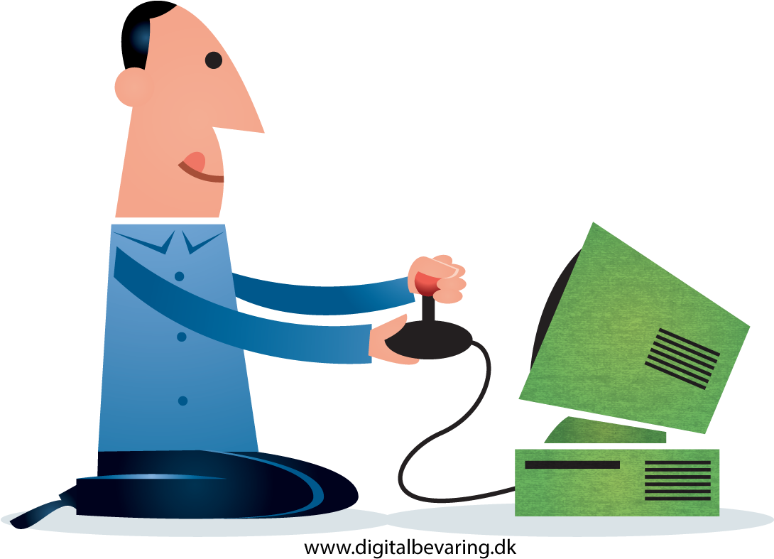 Computerspil Digitalbevaring - Illustration Clipart - Full Size Clipart ...