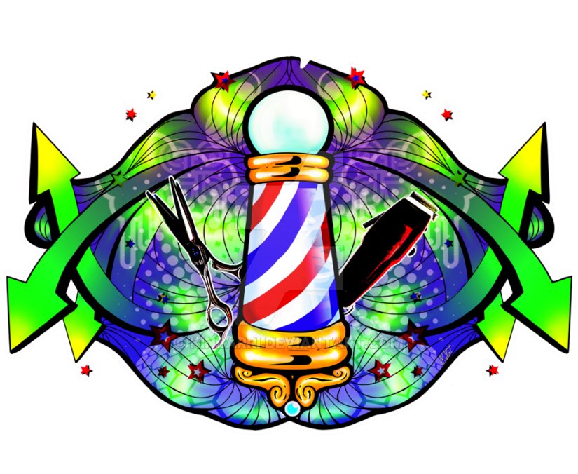 Barber Shop Logo Png Clipart - Full Size Clipart (#3295944) - PinClipart