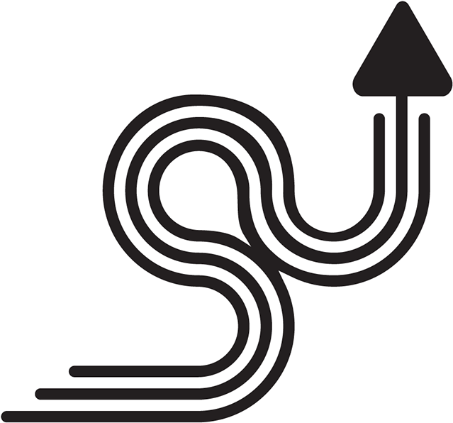 Black Version Of The Mark For Complicated Back Grounds - Illustration ...