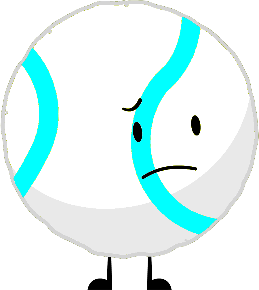 Tennis Ball Clipart Bfdi - Tennis - Png Download - Full Size Clipart ...