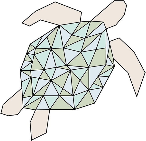 Turtles - Line Art Clipart - Full Size Clipart (#3300860) - PinClipart