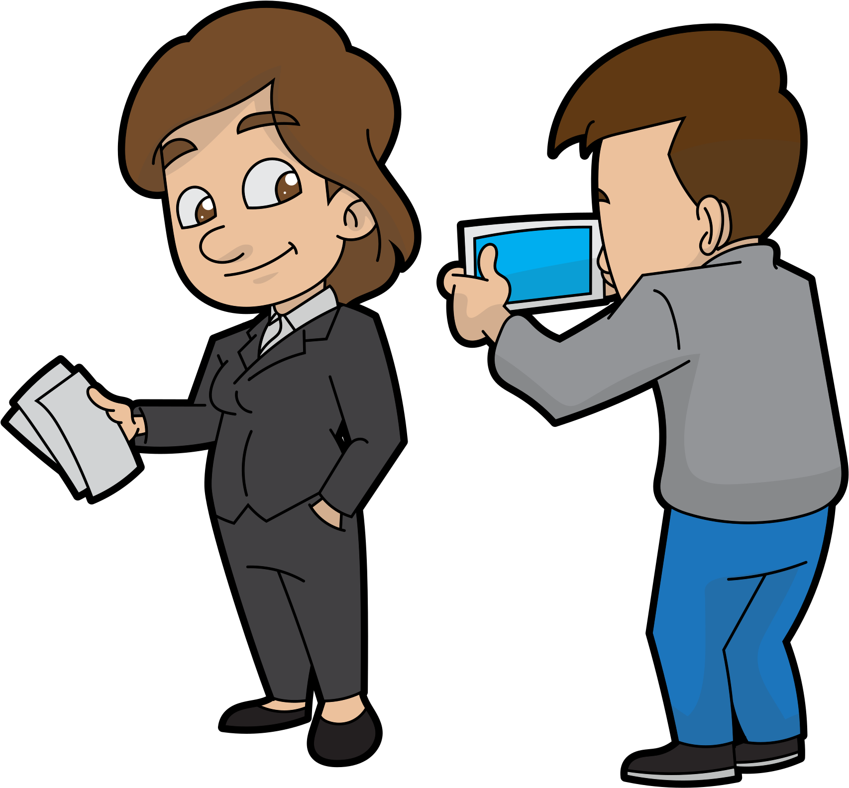 Open - Cartoon Clipart - Full Size Clipart (#3302839) - PinClipart