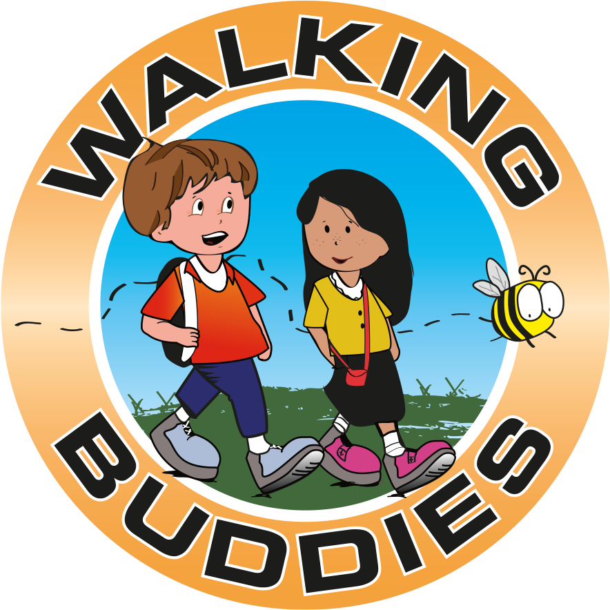 Walking Buddies Program - Walking With A Buddy Clipart - Full Size ...