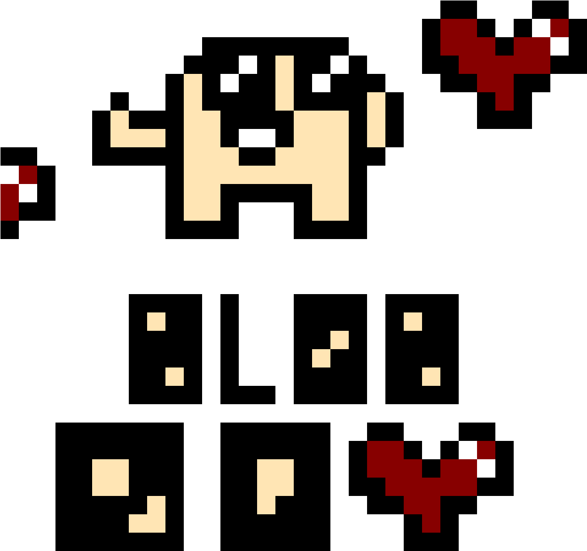 Blob Boy Sprite [character Drawing] Clipart - Full Size Clipart ...