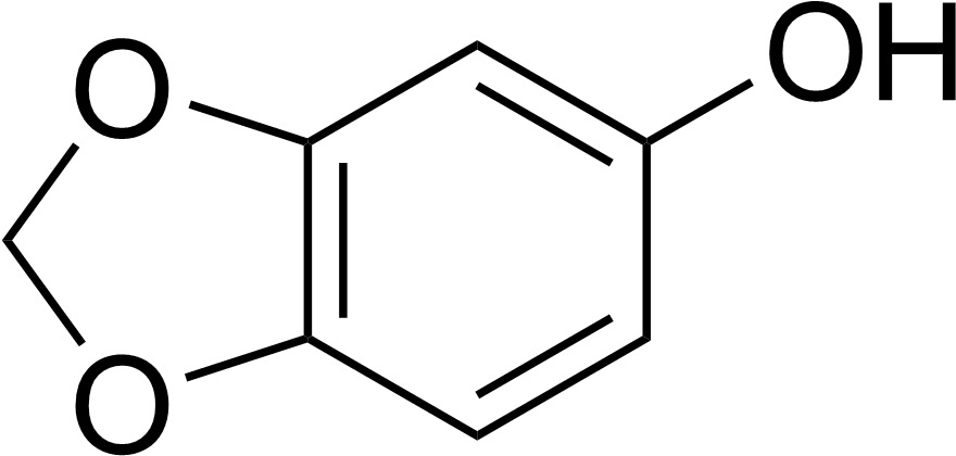 Download Sesamol - Sesamol Chemical Structure Clipart (#3320183 ...