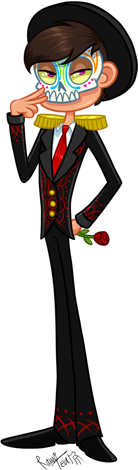 “my Spin On The Día De Los Muertos Marco - Cartoon Clipart - Full Size ...