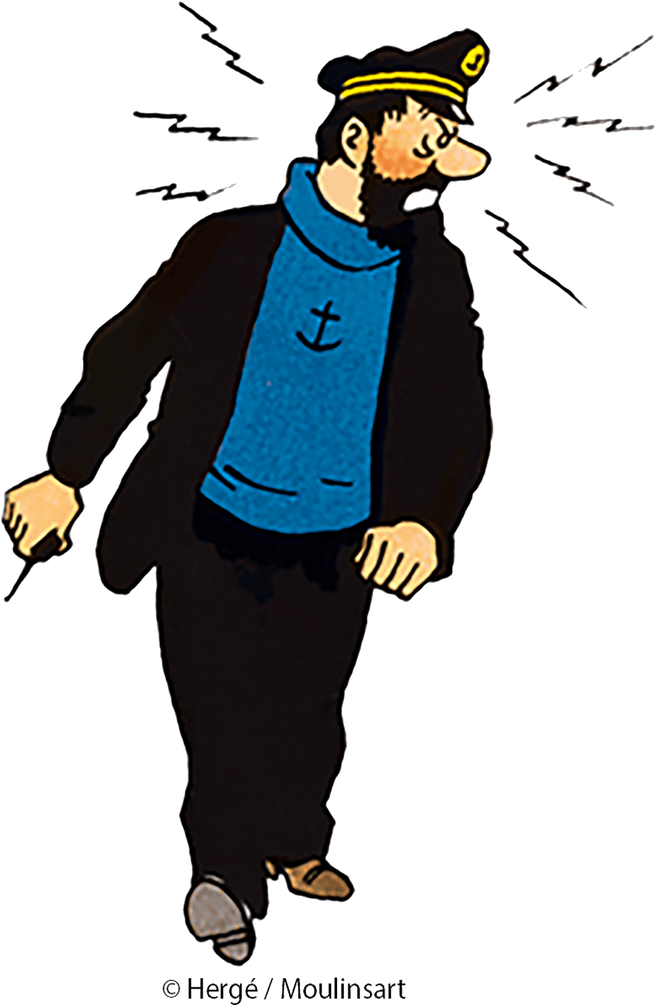 El Capitán Haddock - Capitan Haddock Clipart - Full Size Clipart ...