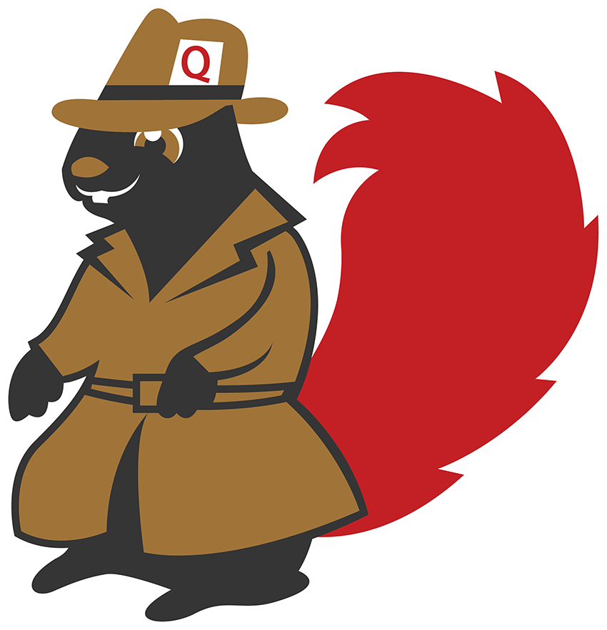 Qthe Squirrel Security Awareness Dectective - Cartoon Clipart - Full ...