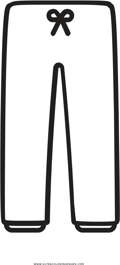 Sweatpants Coloring Page Clipart - Full Size Clipart (#3323516 ...