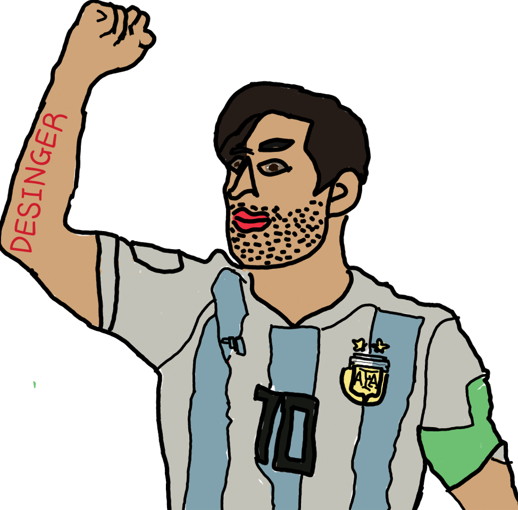 Messi Sticker - Cartoon Clipart - Full Size Clipart (#3329002) - PinClipart