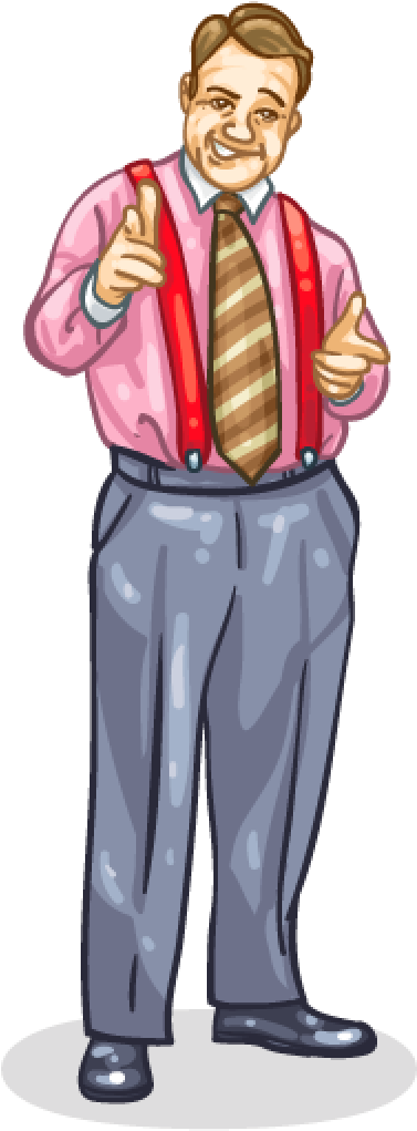 Cool Boss - Standing Clipart - Full Size Clipart (#3329439) - PinClipart