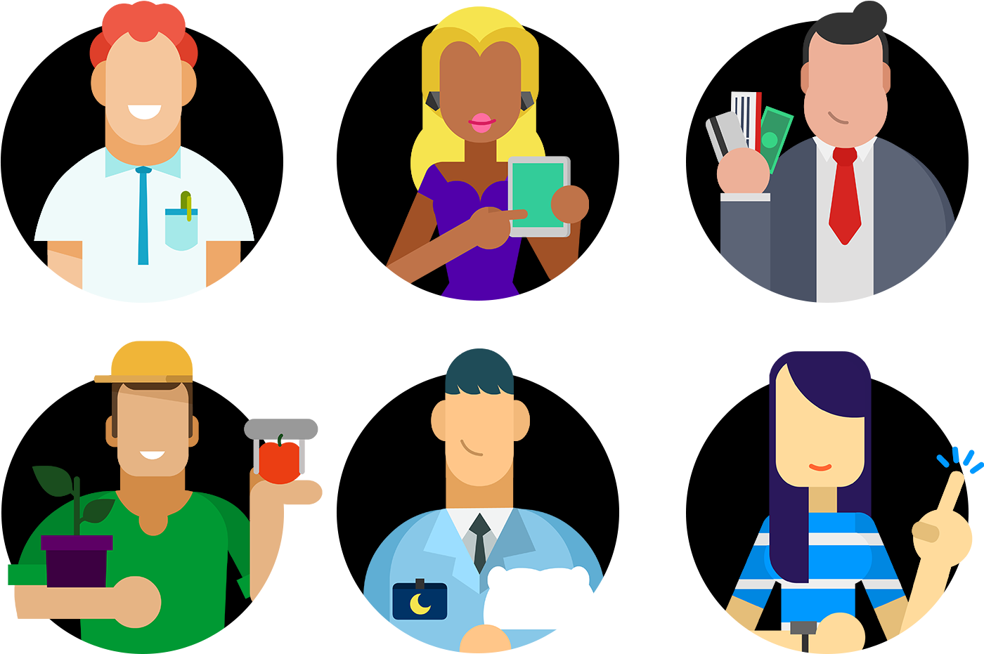 A Few Client Illustrations I Made For The Pumika Office Clipart - Full ...
