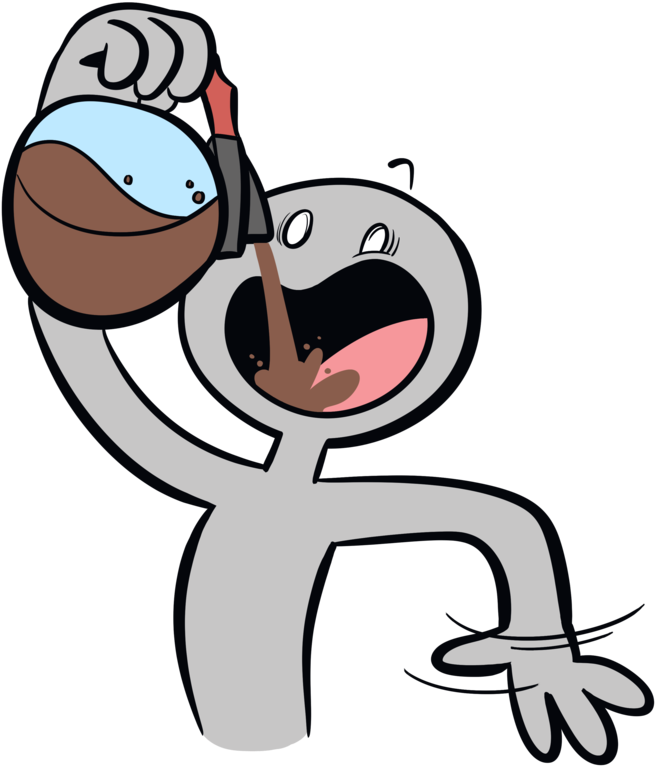 Caffienated Complete - Cartoon Clipart - Full Size Clipart (#3348991 ...