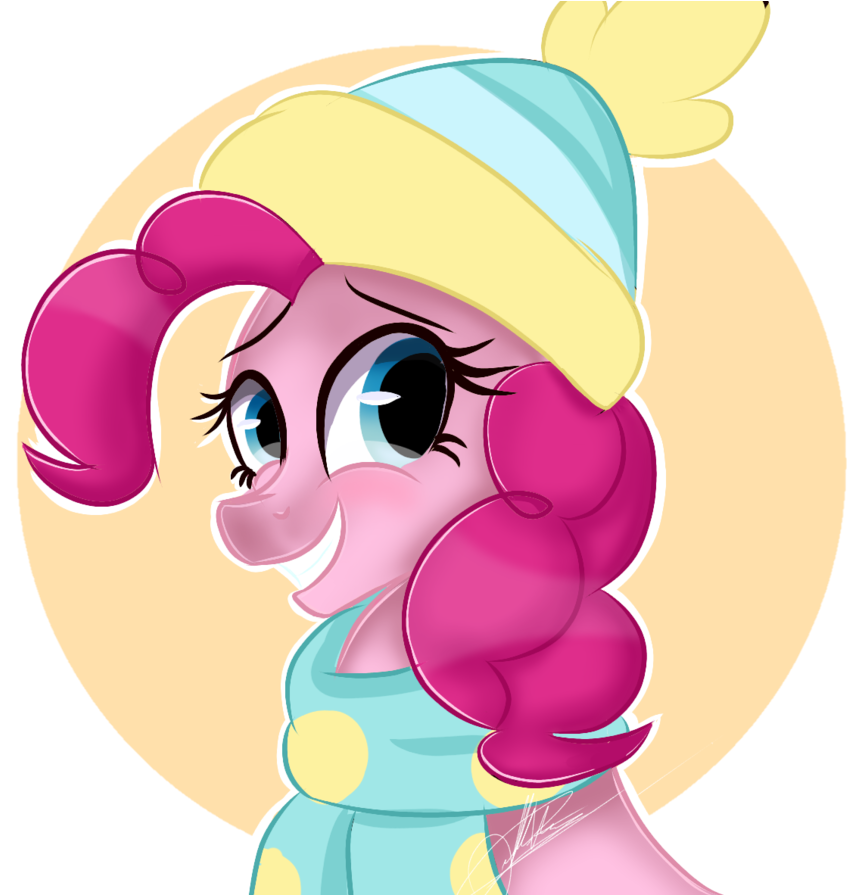 Winter Outfit-pinkie Pie Fan Art By Sweetkllrvane - Cartoon Clipart ...