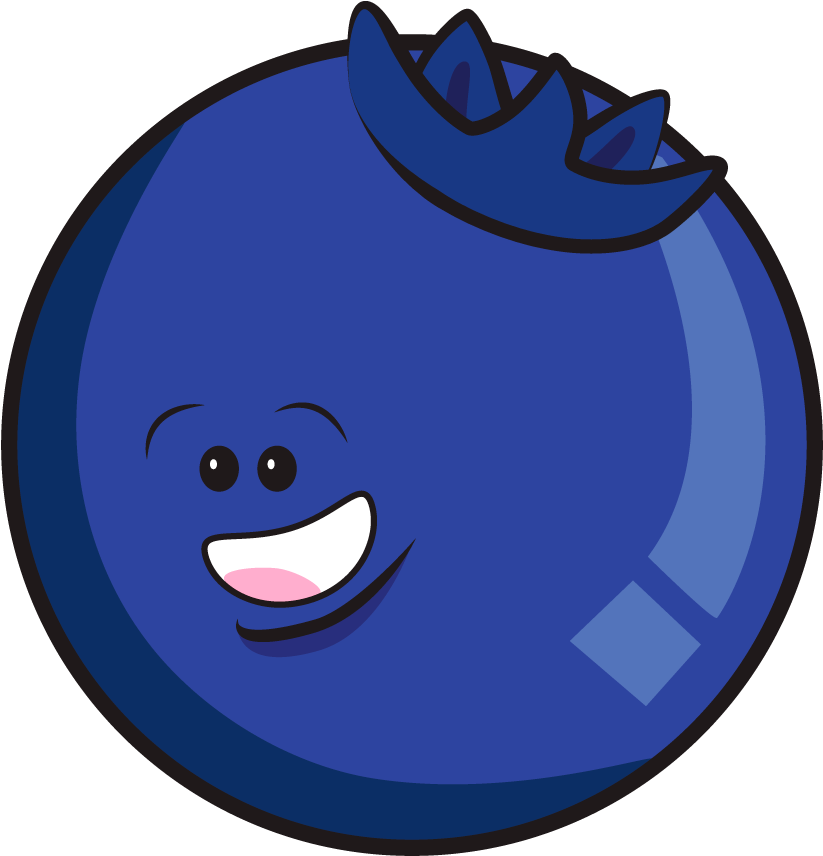 Blueberry - Cartoon Clipart - Full Size Clipart (#3354501) - PinClipart