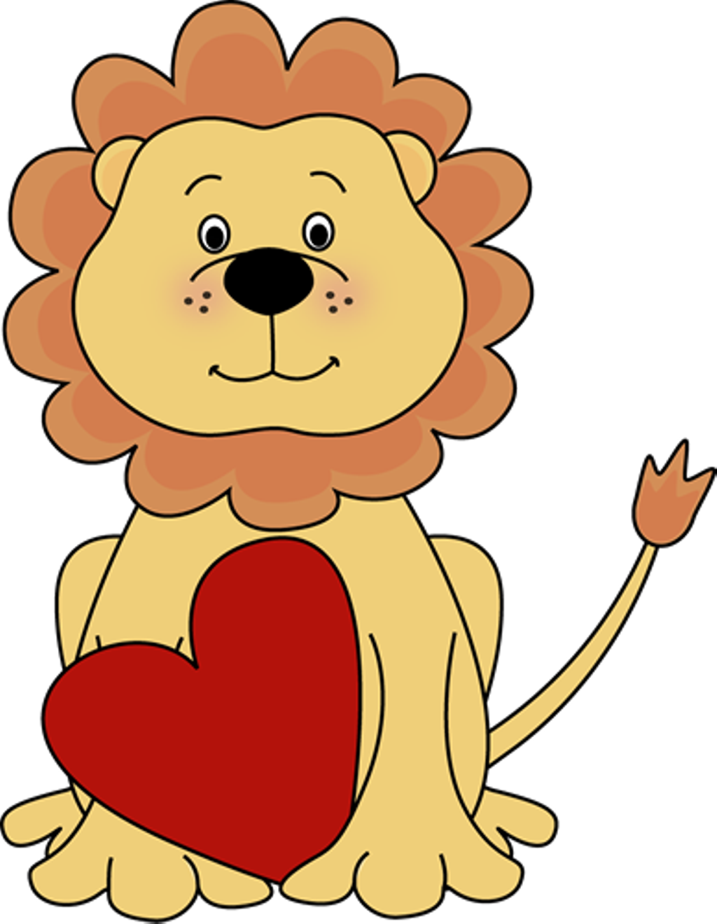 Download Valentine Sticker - Valentines Day Lion Clipart (#3355585 ...
