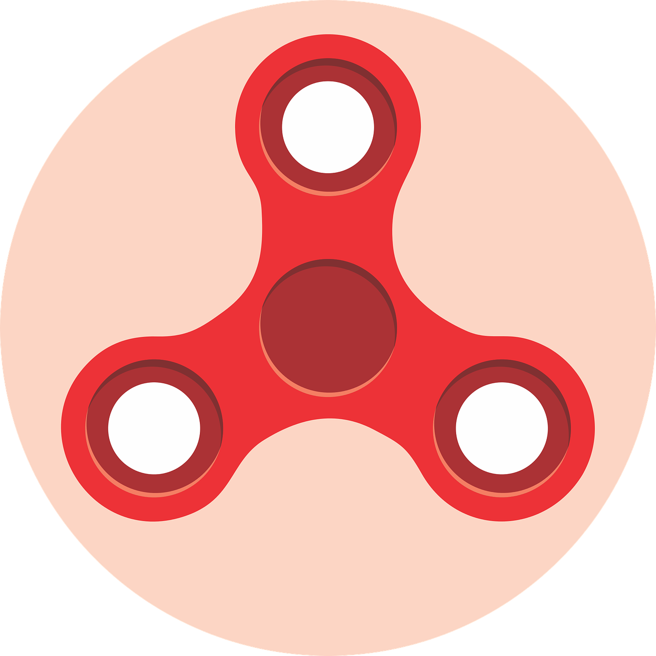 Hand Spinner Spinner Color - Circle Clipart - Full Size Clipart ...