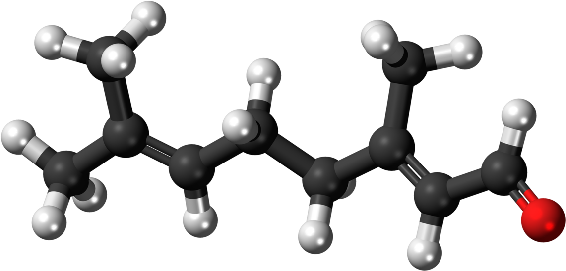 Citral - Volatile Organic Compounds Molecule Clipart - Full Size ...