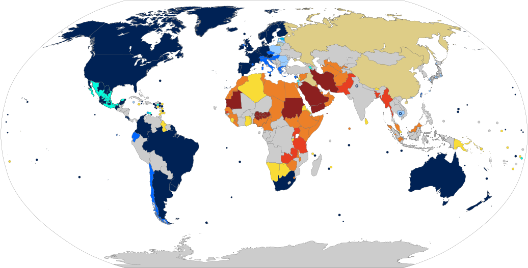 Global Lgbt Rights Maps - Same Sex Marriage Worldwide Clipart - Full ...