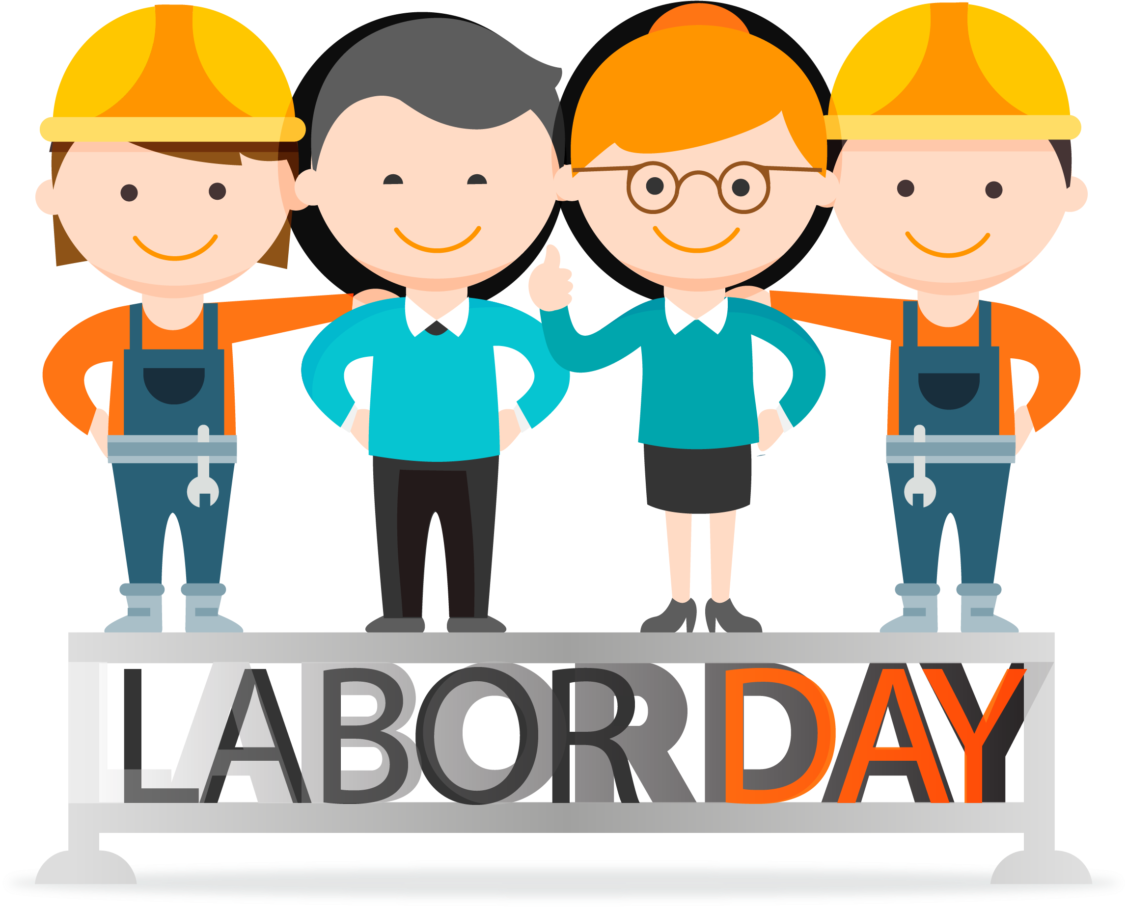 Labor-day - แรงงาน Png Clipart - Full Size Clipart (#3381928) - PinClipart