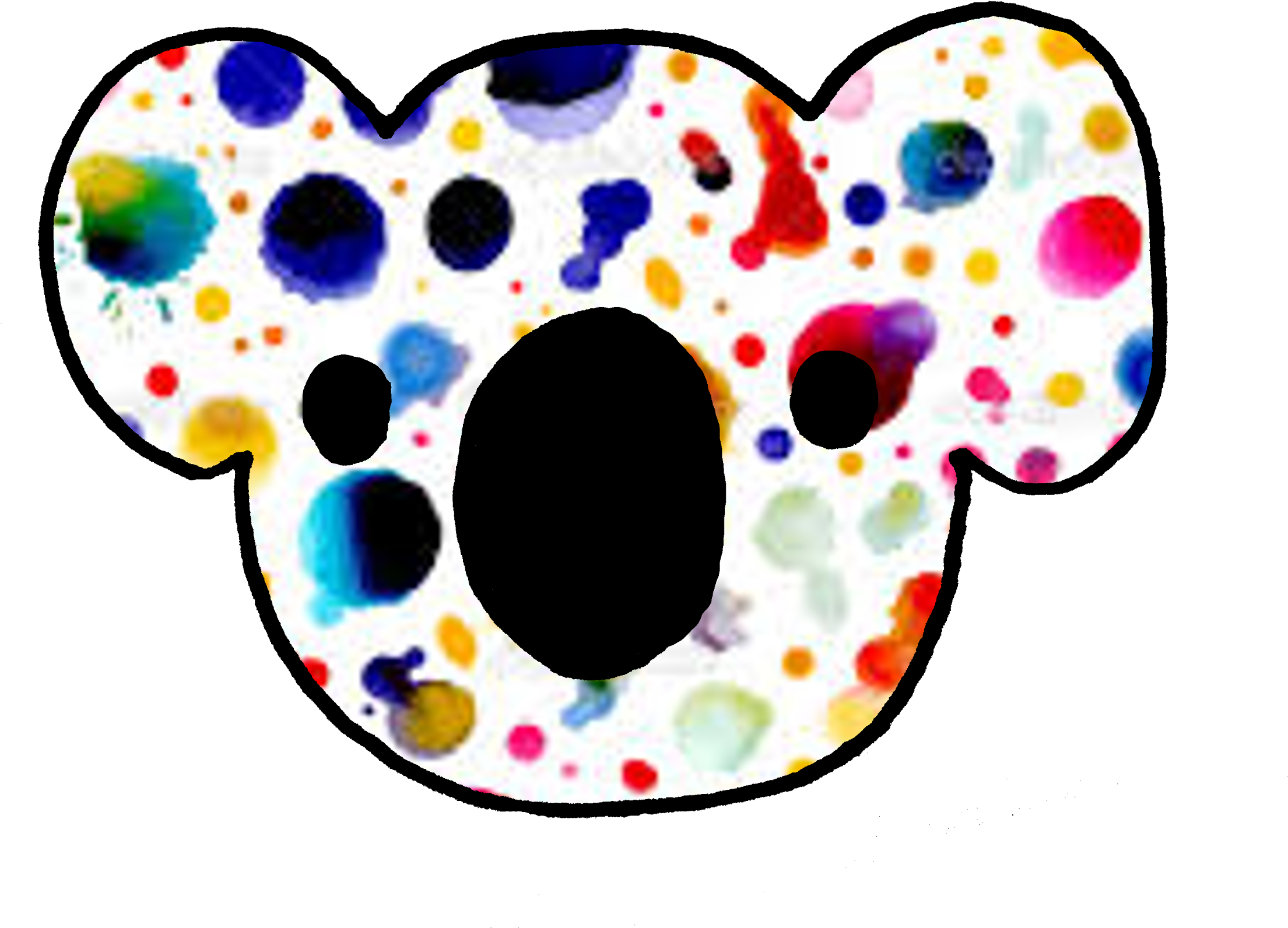 Speckled Koala - Circle Clipart - Full Size Clipart (#3386039) - PinClipart