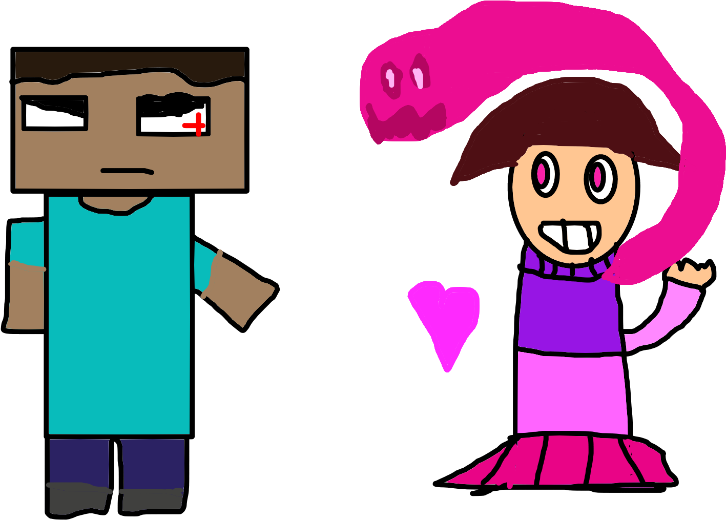 Digital Clipart Minecraft - Cartoon - Png Download - Full Size Clipart ...