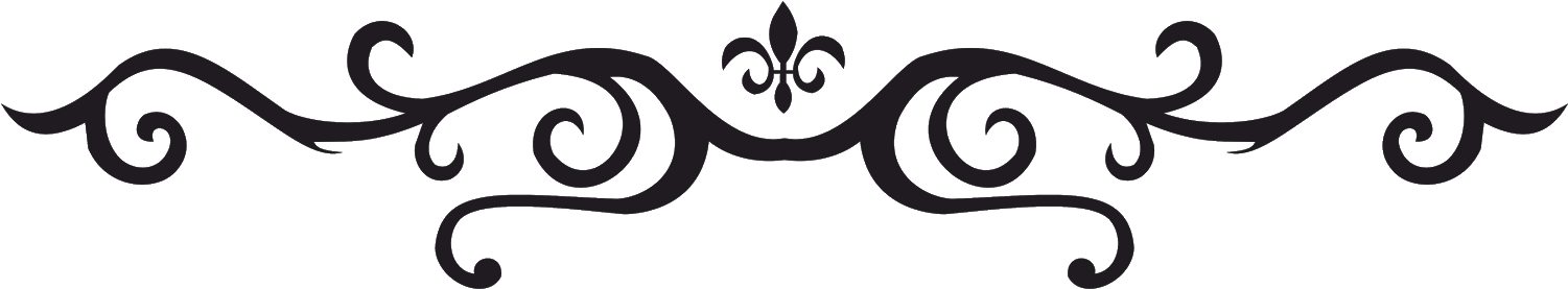 Underline Design And Simple Design Hand Drawn Elements - Fleur De Lis ...