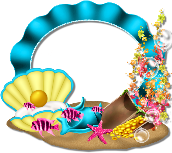 Download 700 X 700 2 - Mermaid Frame Clipart Png Transparent Png ...