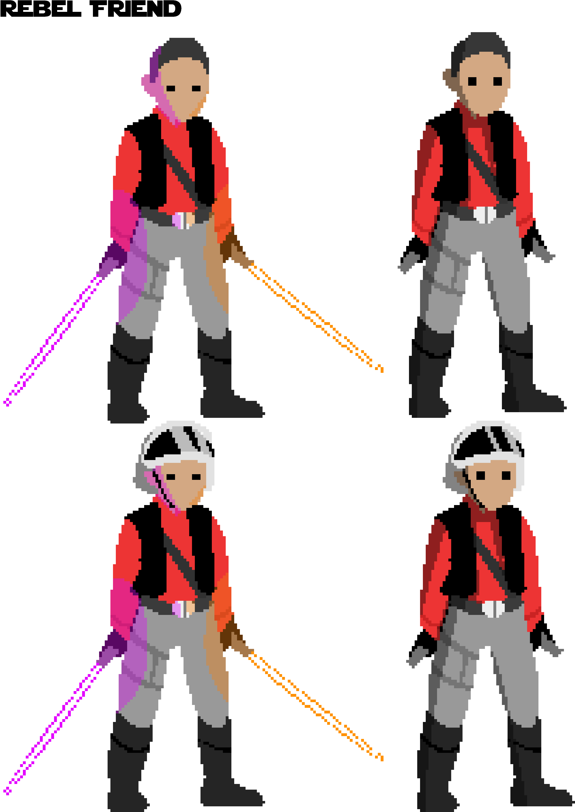 Rebel Friend Idles Clipart - Full Size Clipart (#3398279) - PinClipart