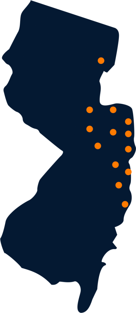 Map - State Of New Jersey Clipart - Png Download - Full Size Clipart ...